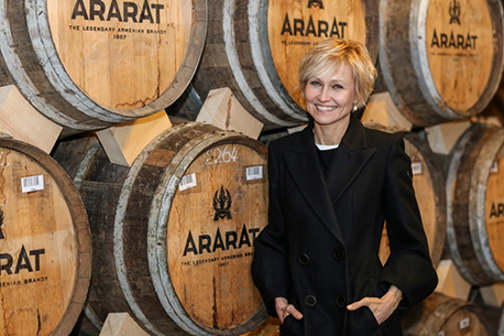 Ingeborga Dapkunaite visited ARARAT Museum - Ararat Brandy